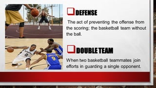 Terminologies and Mechanics of Basketball | PDF