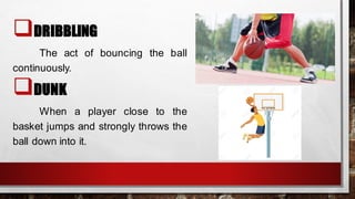 Terminologies and Mechanics of Basketball | PDF