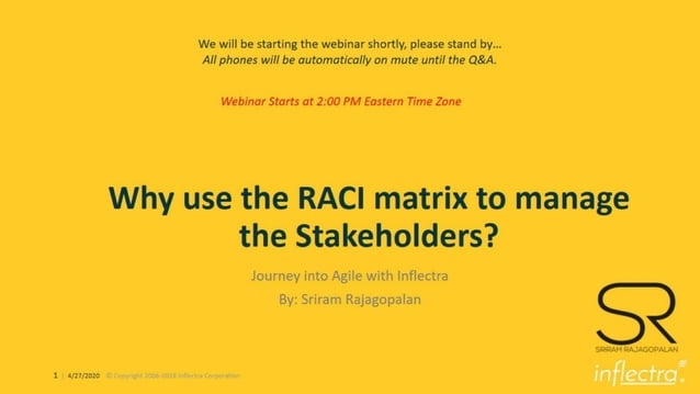 Why Use the RACI Matrix to Manage Stakeholders | PPT