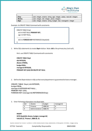 T6 | DOCX | Databases | Computer Software and Applications