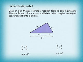 T6- Semblança aplicada a triangles rectangles | PPT