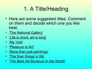 T6 Writing Articles Powerpoint | PPT