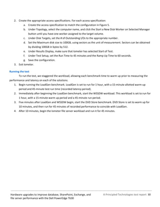 Hardware upgrades to improve database, SharePoint, Exchange, and file server performance with ...
