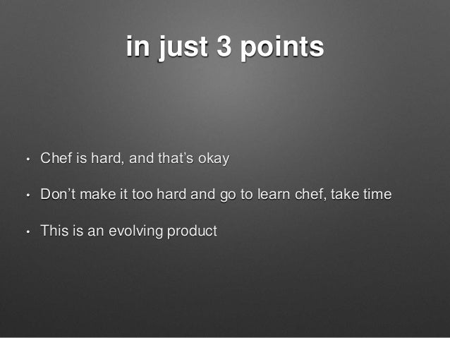 The Five Stages of Chef Grief: My First 6 months with Chef, and Getti…