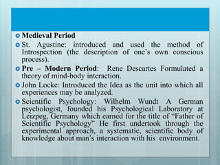 Psychology: Introduction | PPTX