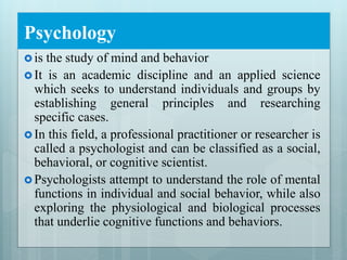 Psychology: Introduction | PPT