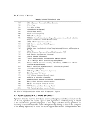 An introduction to agriculture and agronomy | PDF