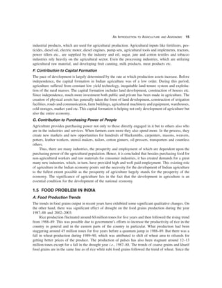 An introduction to agriculture and agronomy | PDF