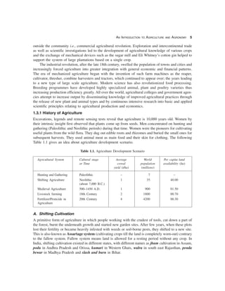 An introduction to agriculture and agronomy | PDF