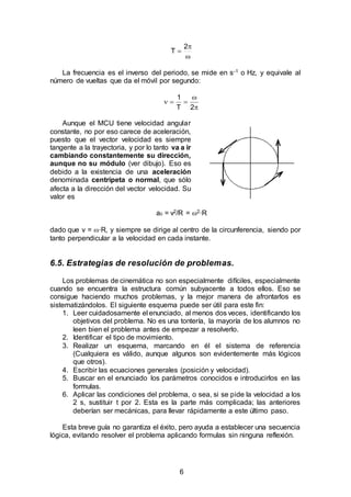 T6 movimiento fq 4º eso | DOCX