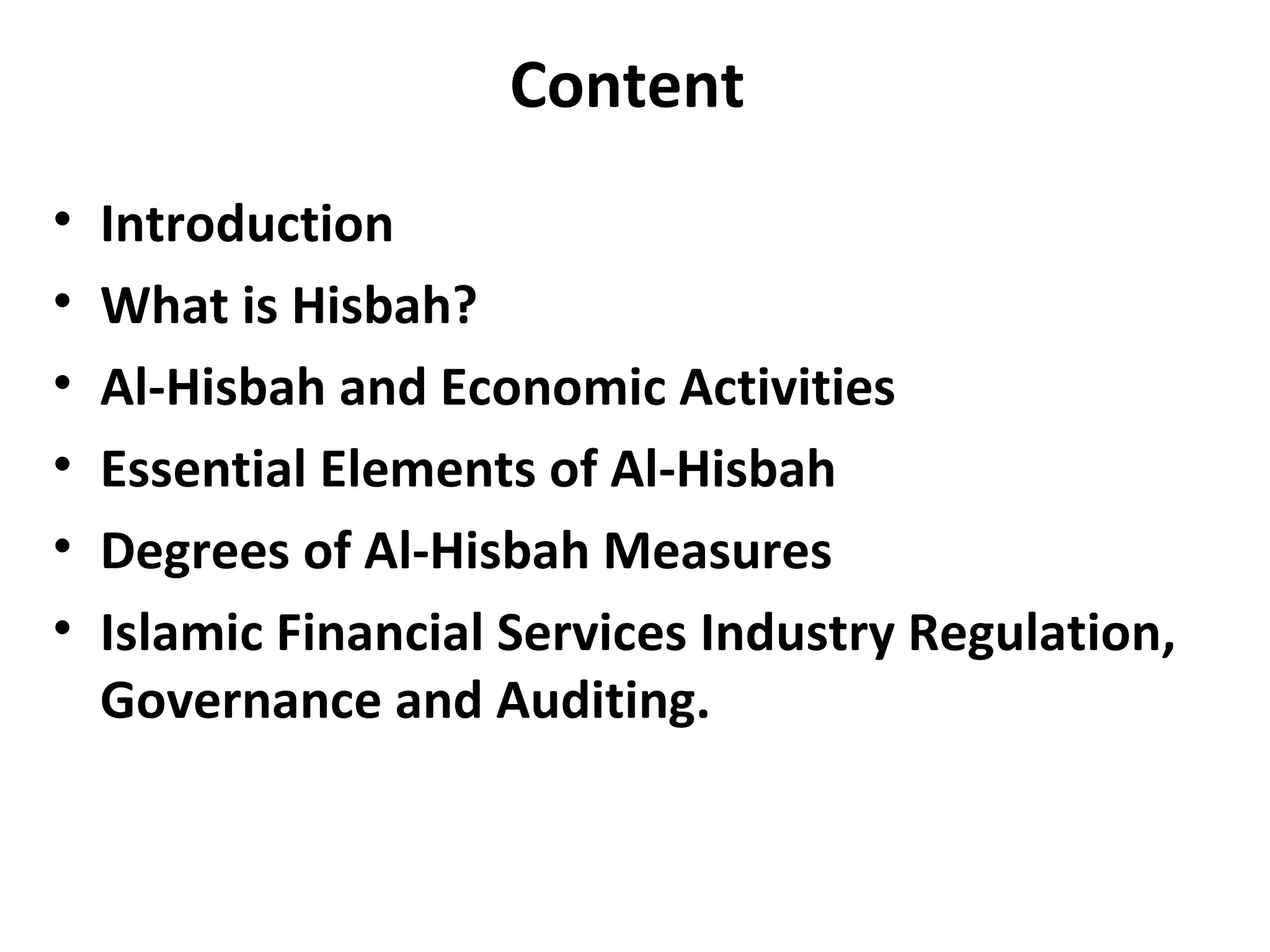 T6 role of hisbah in islam | PPT