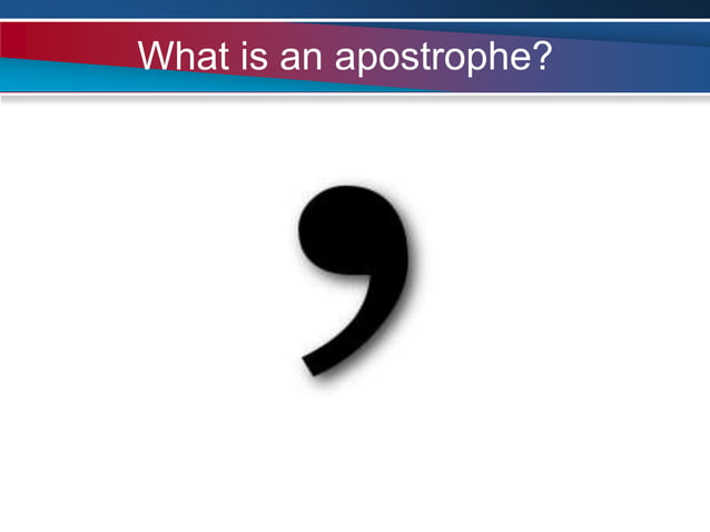 T7 apostrophes | PPT