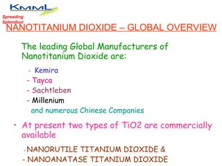 T 7 nano titanium dioxide - kmml | PPT