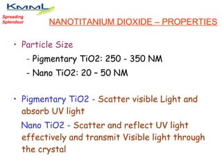 T 7 nano titanium dioxide - kmml | PPT