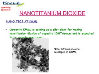 T 7 nano titanium dioxide - kmml | PPT