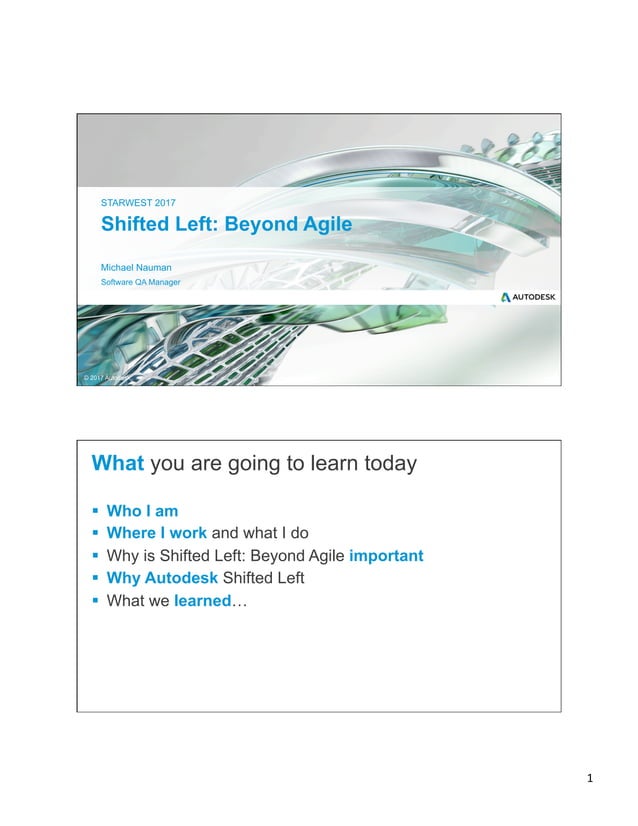 Shift Left Testing: Going Beyond Agile | PDF | Computer Software and ...