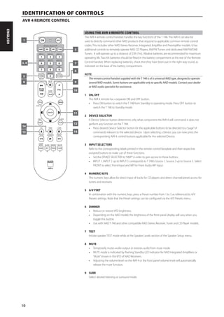 T748 a v surround sound receiver english manual | PDF