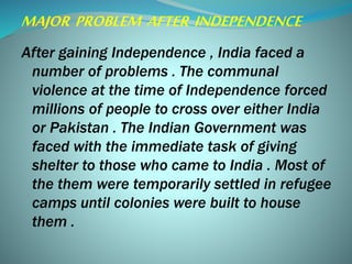 India after independence | PPTX
