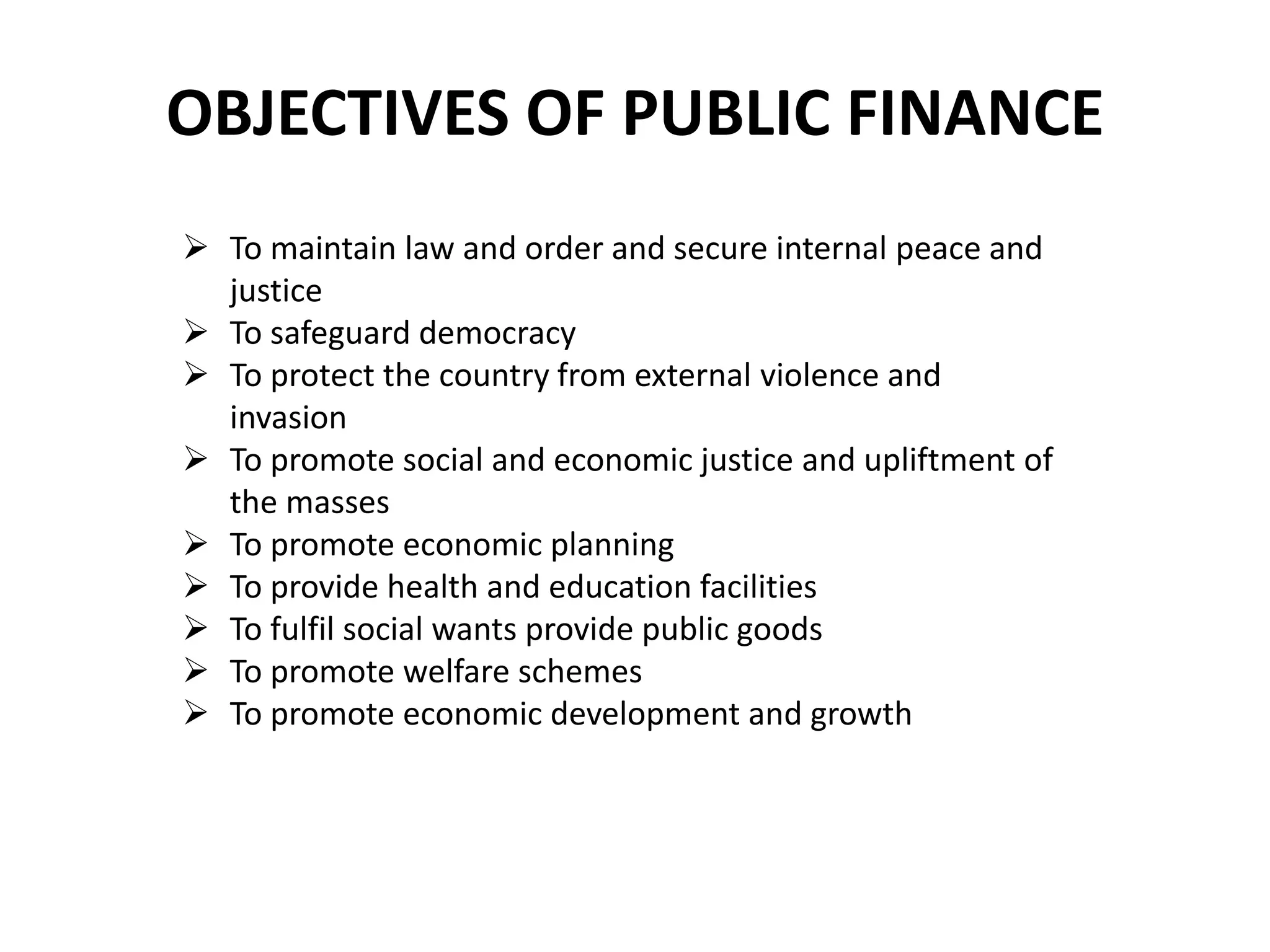 Presentation public finance | PPTX
