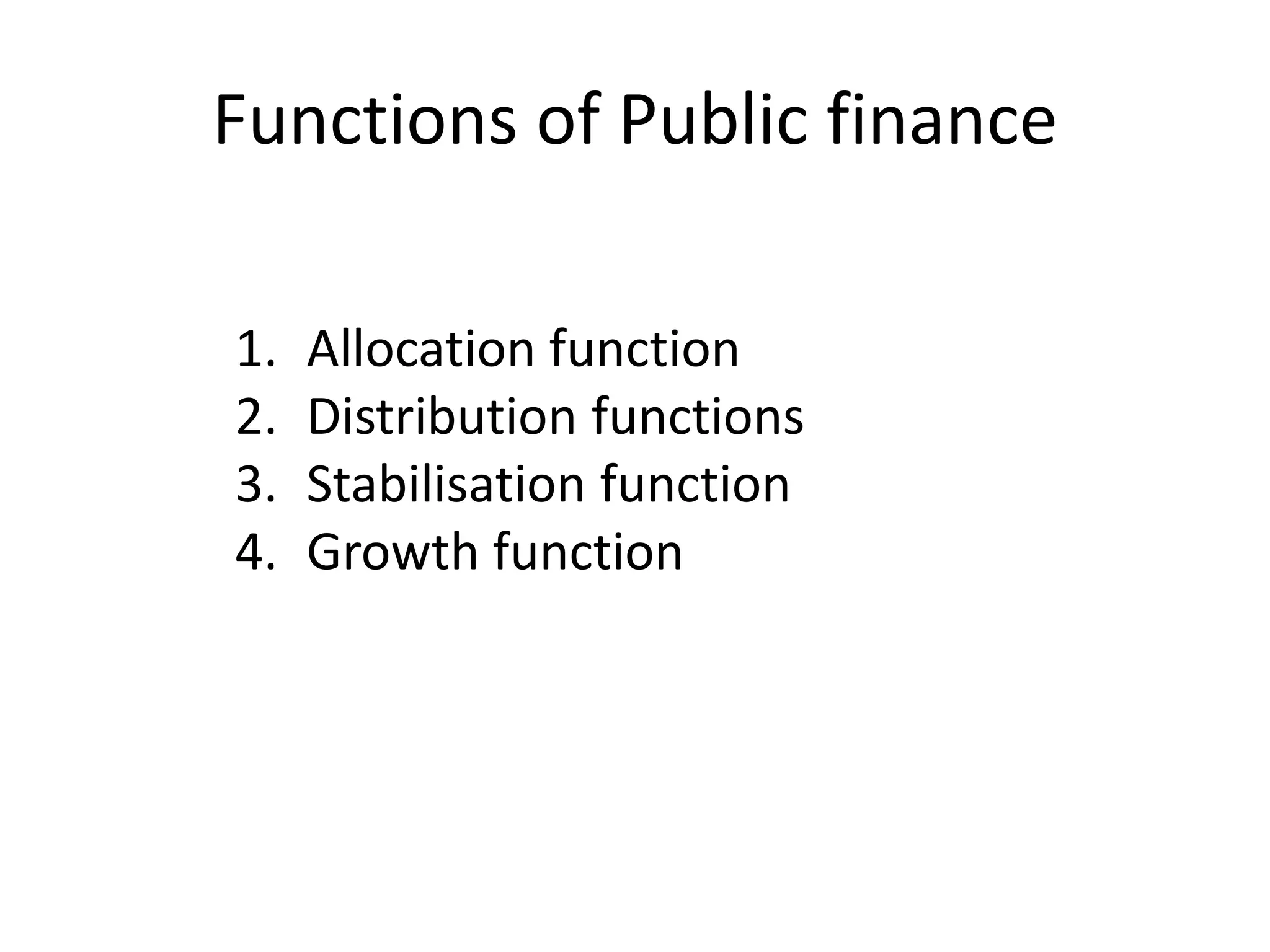 Presentation public finance | PPTX
