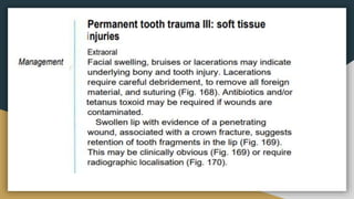 Permenant tooth trauma | PPTX