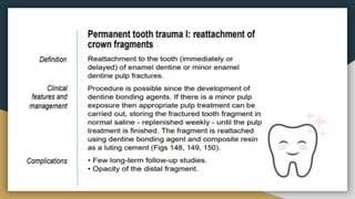 Permenant tooth trauma | PPTX