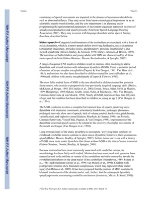 Language disorders in children with central nervous system injury ...