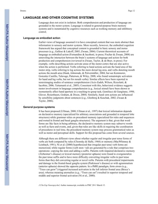 Language disorders in children with central nervous system injury. Published in final edited ...