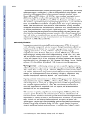 Language disorders in children with central nervous system injury ...