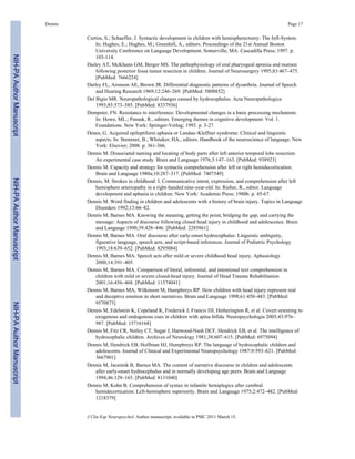 Language disorders in children with central nervous system injury ...