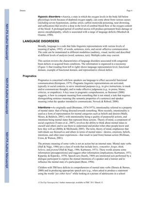 Language disorders in children with central nervous system injury ...