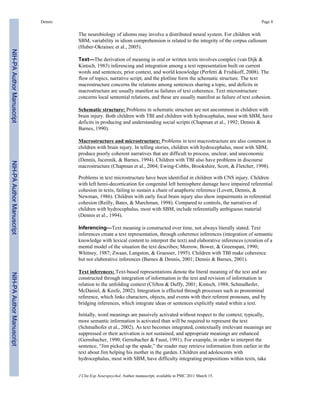 Language disorders in children with central nervous system injury ...