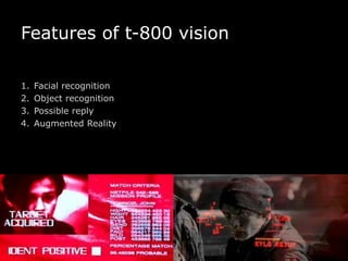 Recreating t-800's vision | PPTX | Cameras and Camcorders | Consumer ...