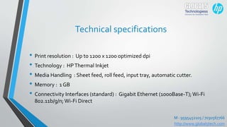 HP DesignJet T830 36-in Multifunction Printer |Global5Tech | PPTX