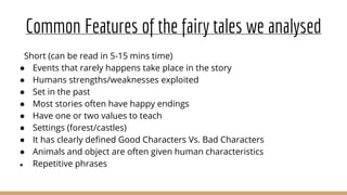 Fairy tales (Mid Term Evaluation) | PPTX | Drama | Genres