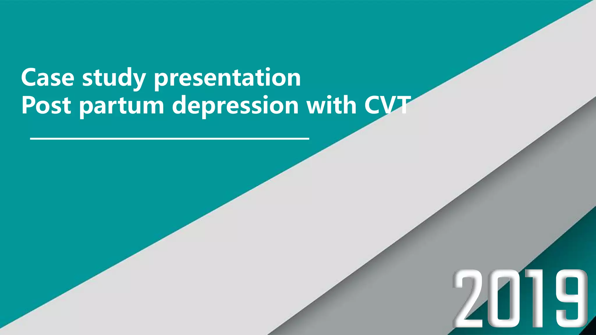 Post partum depression | PPT