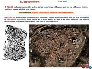 T9 3. La Morfologia Urbana | PPT | Geography | Science
