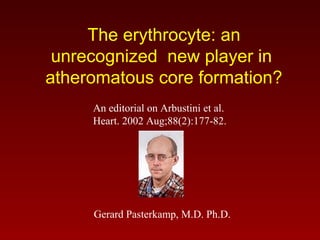 148 the erythrocyte | PPT