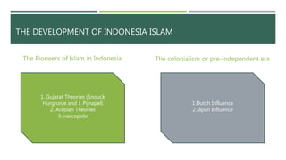 The dynamic and the multiculturalism of indonesian islam | PPTX