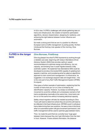 Report of Futro supplier launch event | PDF