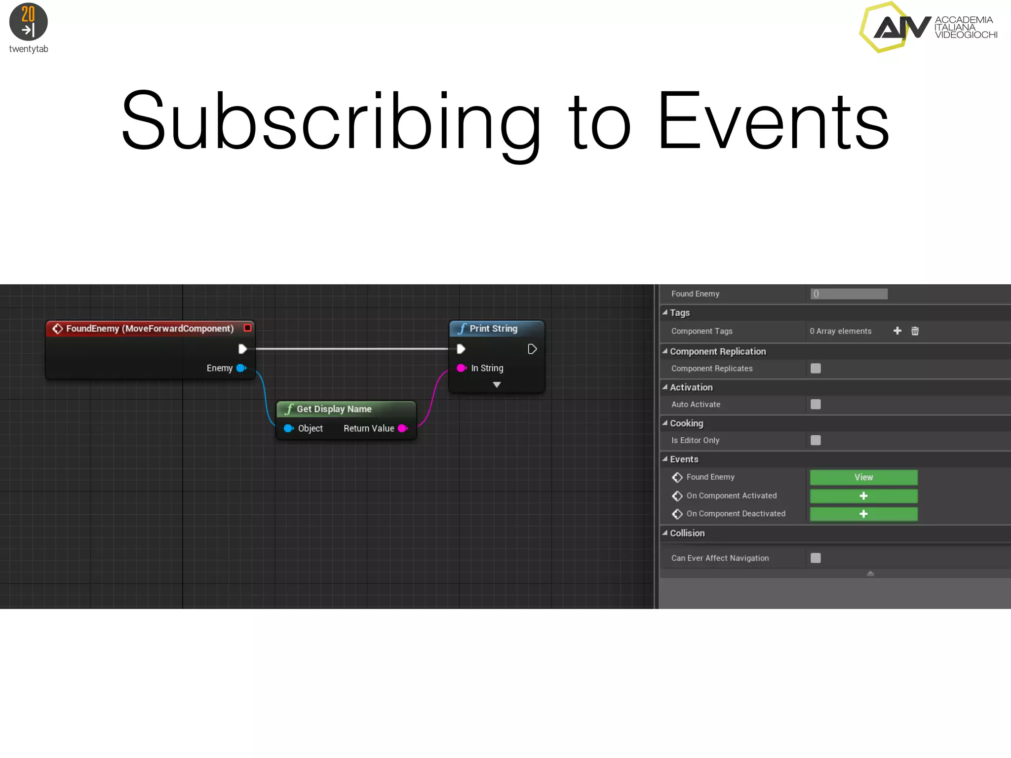 Unreal Engine 4 Blueprints: Odio e amore Roberto De Ioris - Codemotion Rome 2017 | PPT