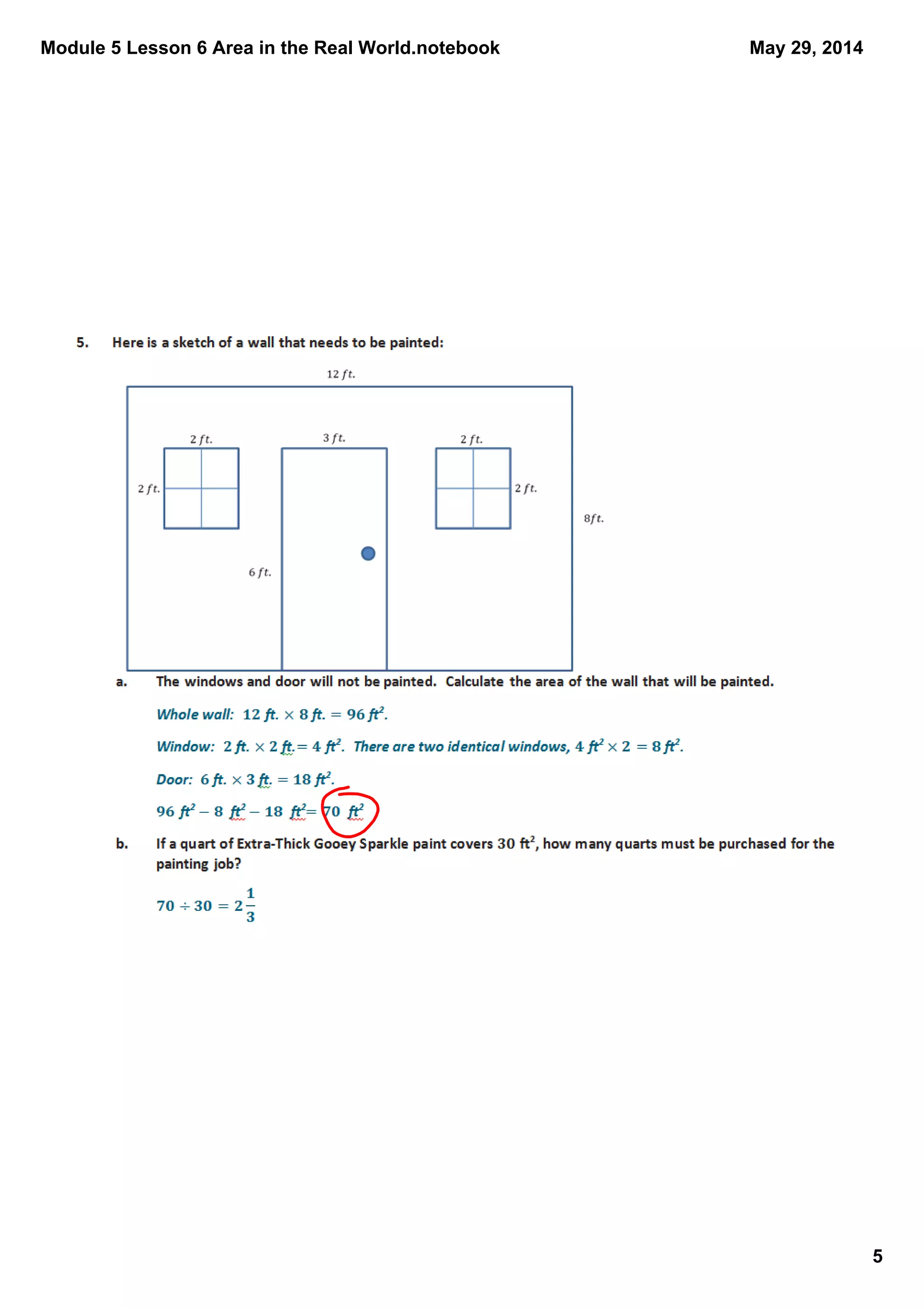 Module 5 lesson 6 | PDF