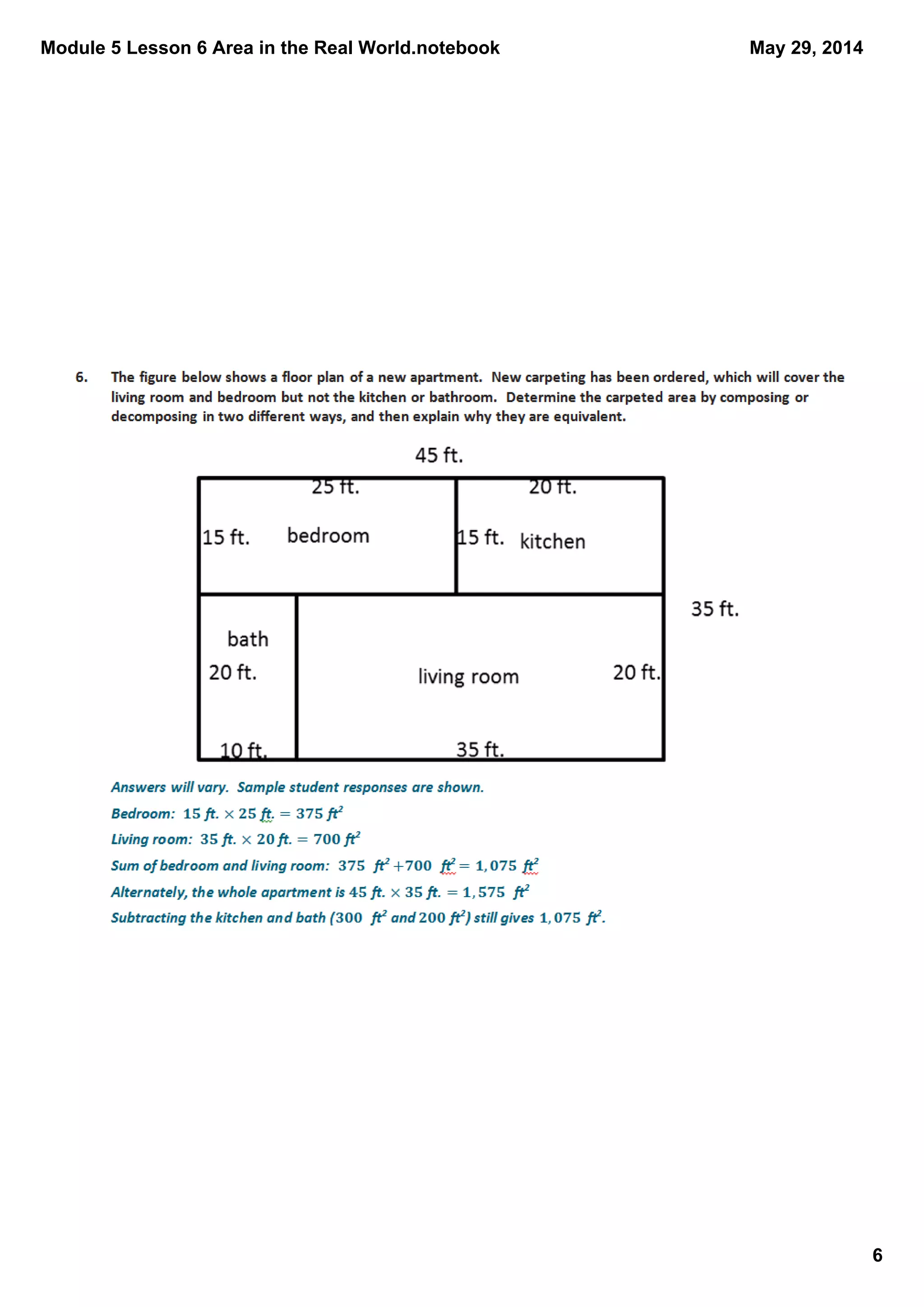 Module 5 lesson 6 | PDF