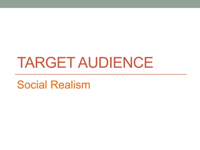 Target Audience | PPTX