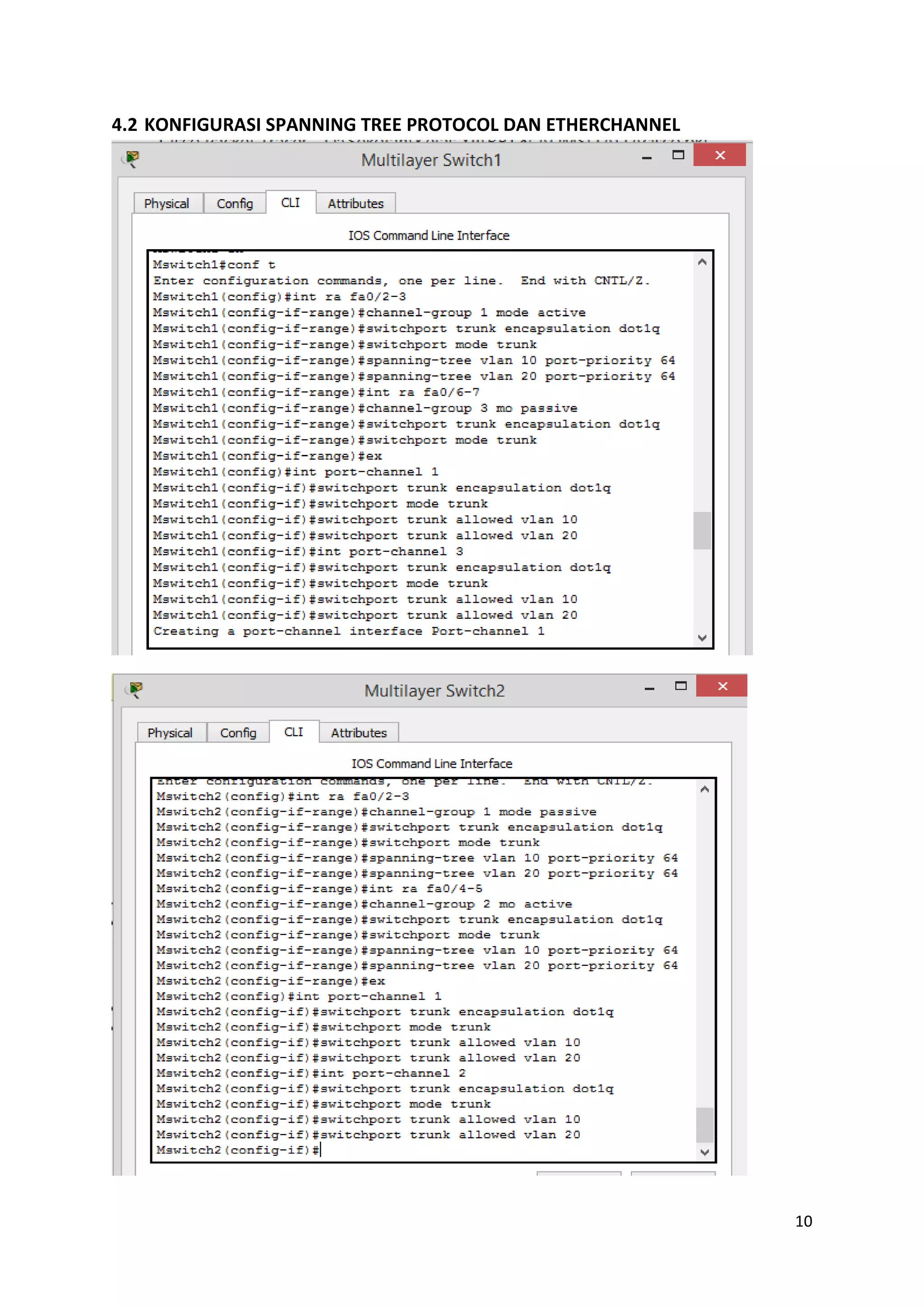 Spanning Tree Protocol dan Etherchannel | PDF