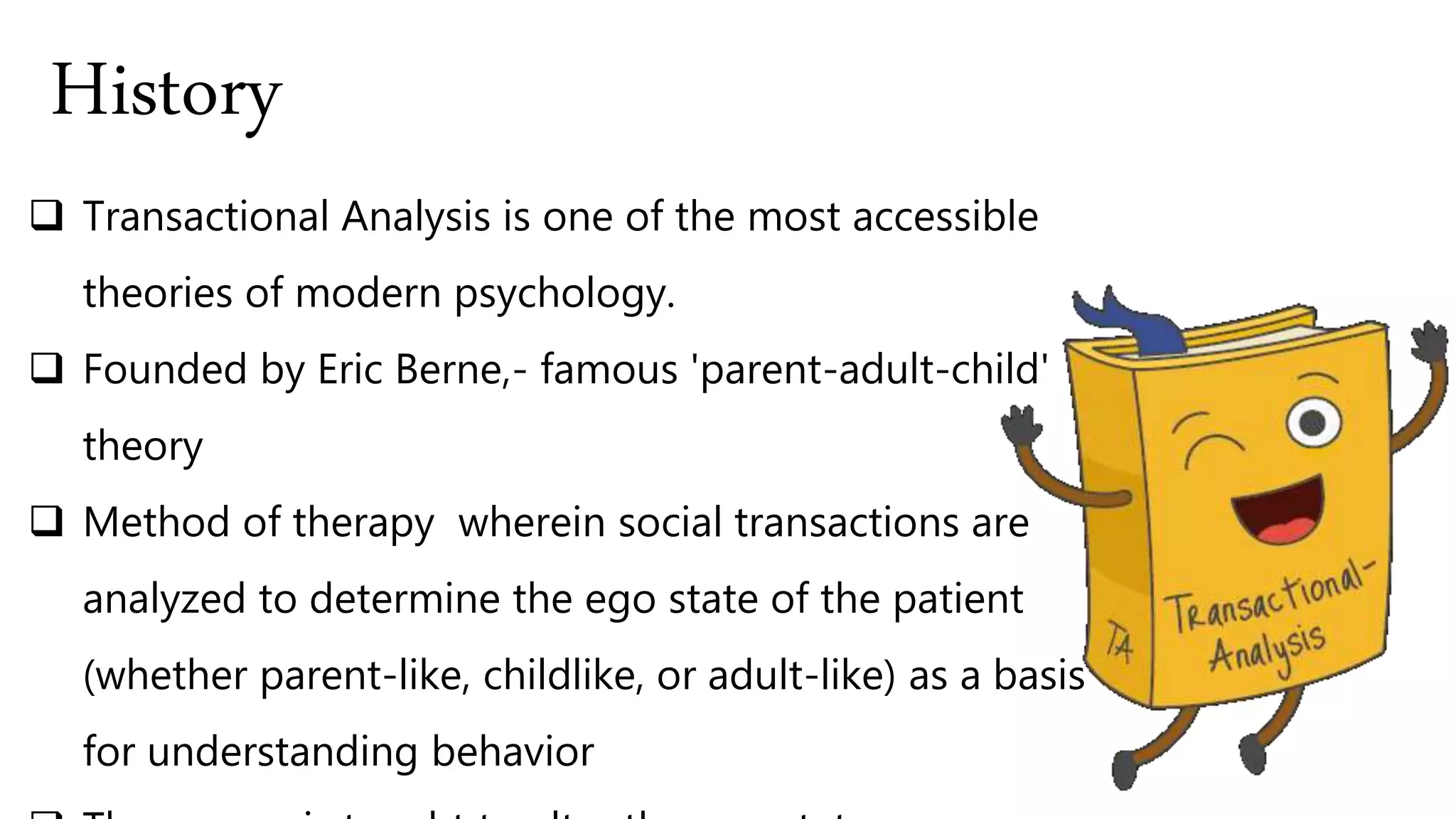 Transactional analysis | PPTX