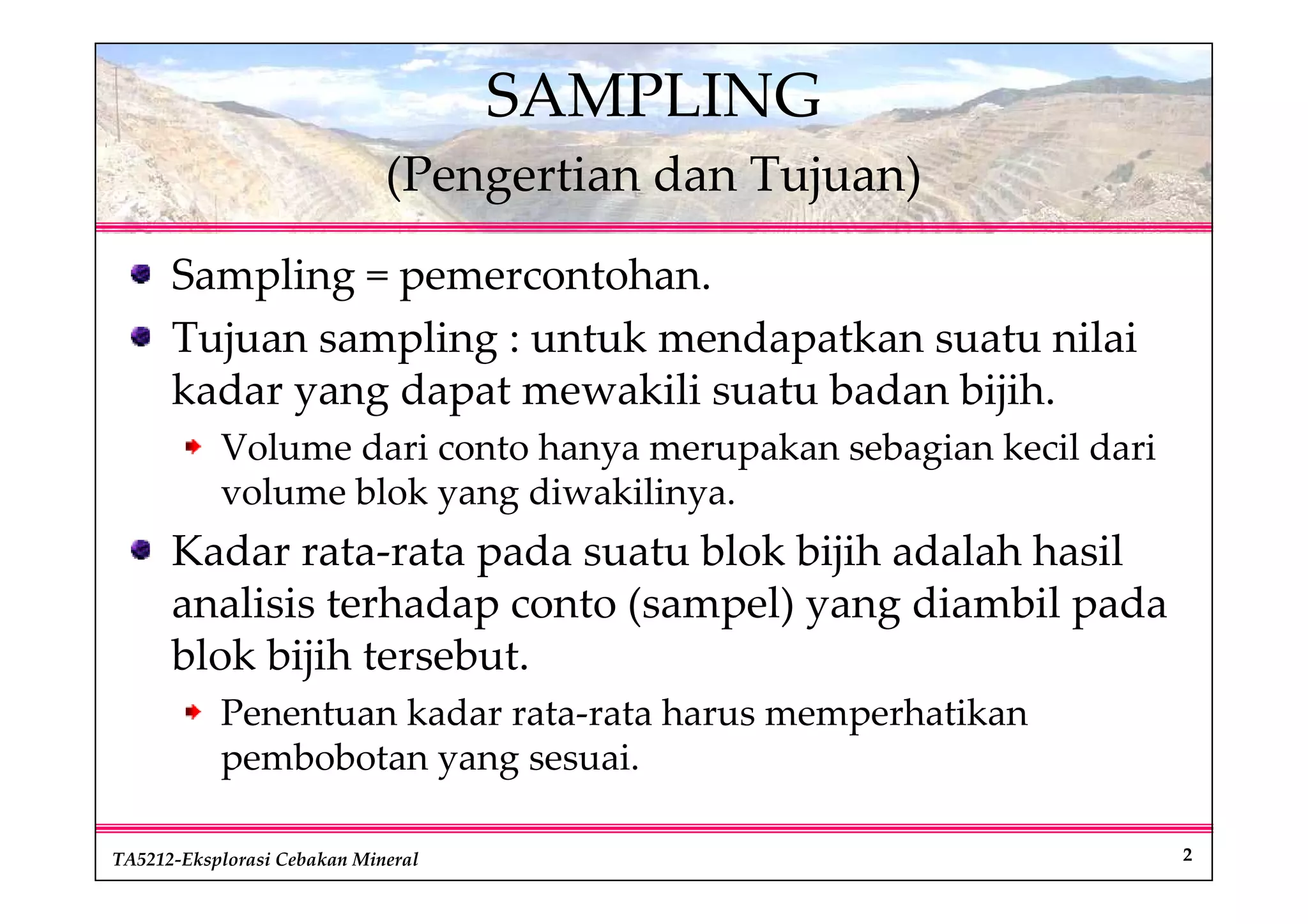 Ta 5212-materi-03-konsep sampling | PDF