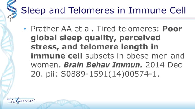 TA 65 - Telomeres and Telomerase - Los Angeles 2015 | PDF | Endocrine and Metabolic Diseases ...