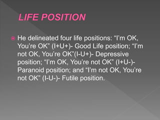 Ta life positions shiv ppt | PPT