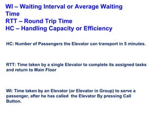 Elevator Trafic Analysis Basics | PPT